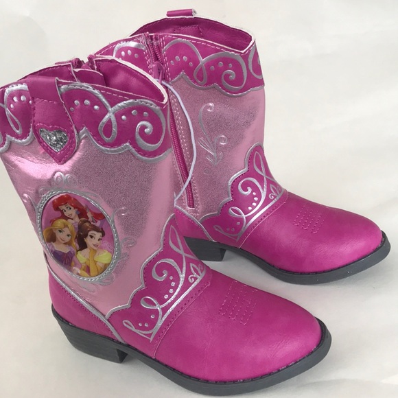 Disney | Shoes | Disney Princess Cowboy Boots Pink Toddler Girl | Poshmark